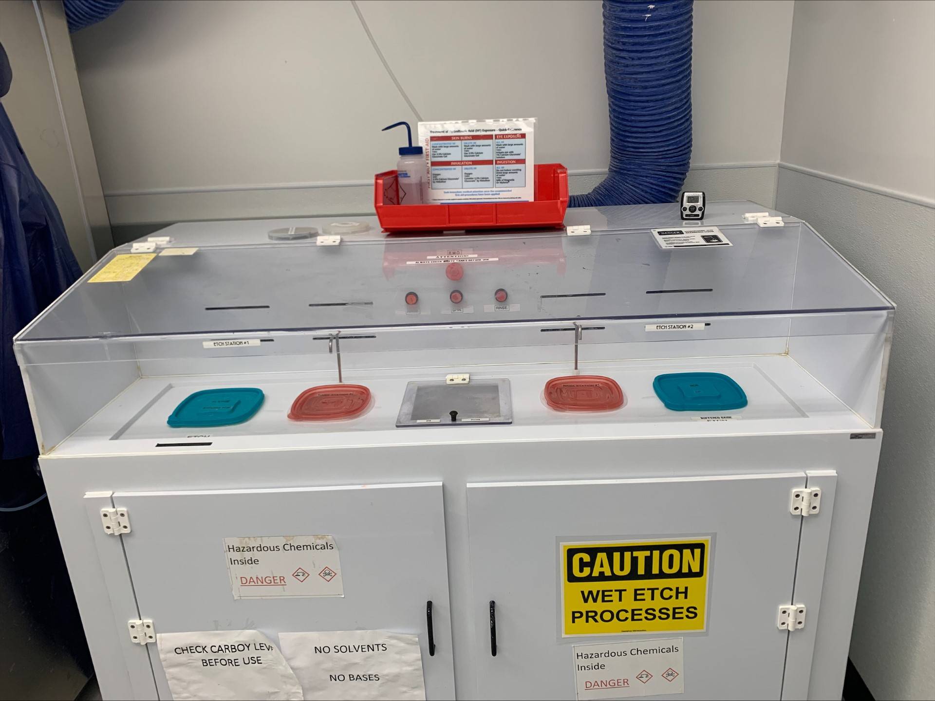 Teaching Bay Etch Station Shared Research Operations Texas State University
